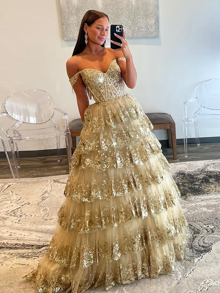 Gold v neck satin beads sequin short prom dress gold homecoming dress ...